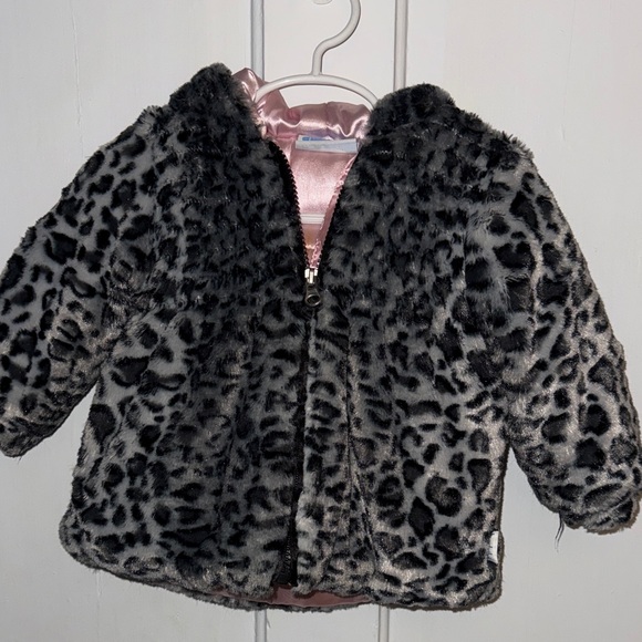Bon Bebe | Jackets & Coats | Bon Bebe Black And Gray Leopard Print Kids ...